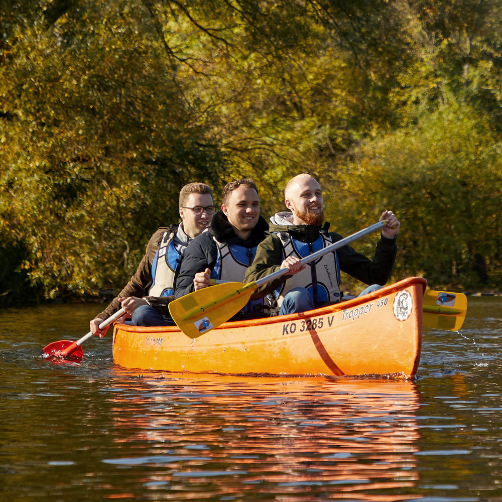 Kanu fahren - Schnupper- und Tagestouren bei Lahn Kanu