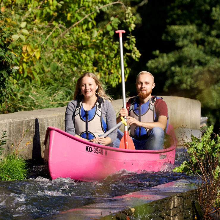 Kanutouren auf der Lahn in Hessen buchen | Lahn Kanu