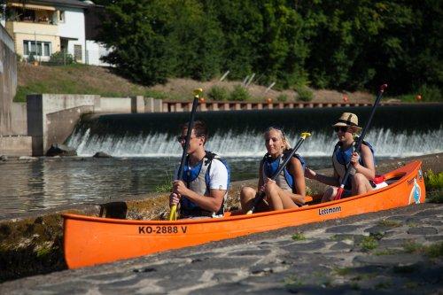 Bootsrutschen-Tour - lahnkanu.com